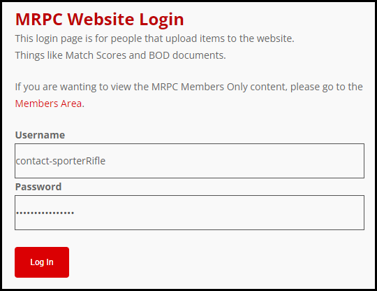 How to post Match scores to the MRPC Website – Miami Rifle & Pistol Club
